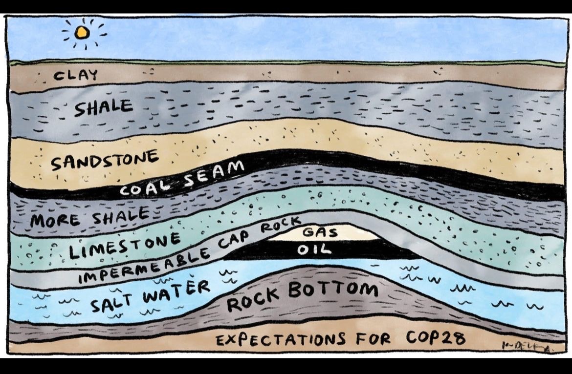 Climate cartoon of the COP28 | Latin American VC